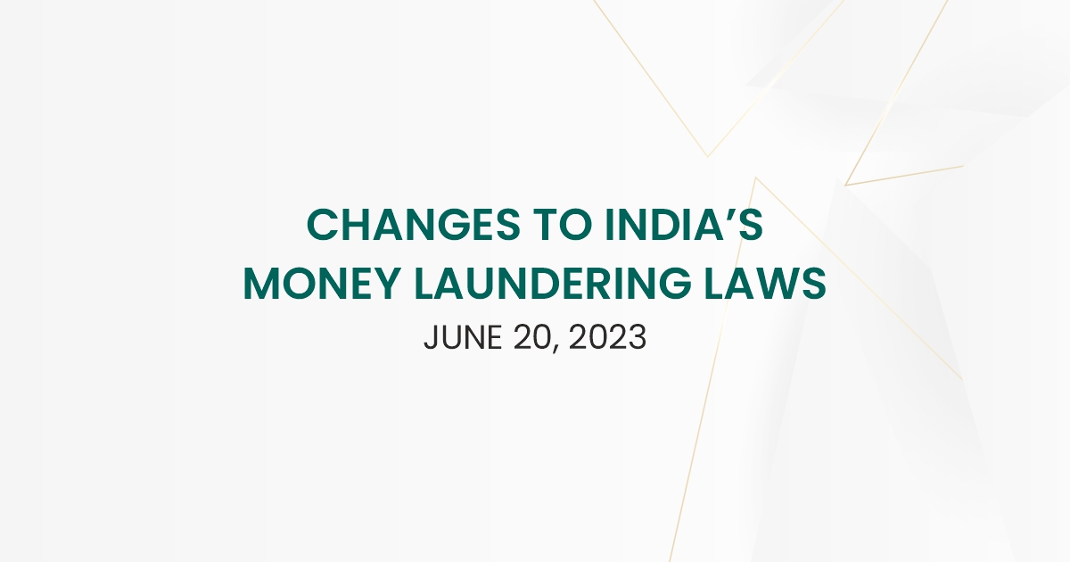 India expands the ambit of its money laundering law and imposes ...